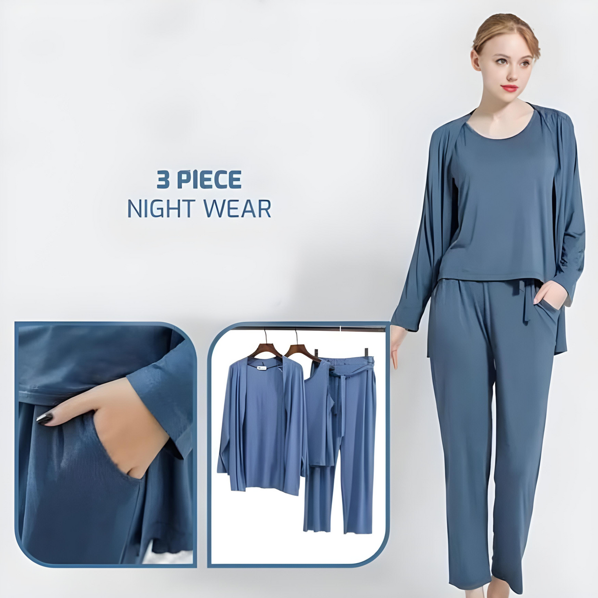 3 PIECE LOUNGE & HOME WEAR SETS – The Merce